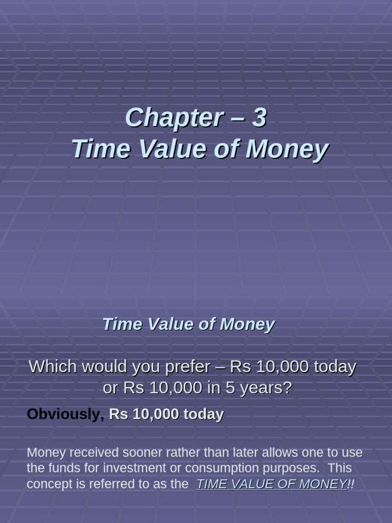 Unit 3 - Time Value of Money | PDF | Interest | Time Value Of Money