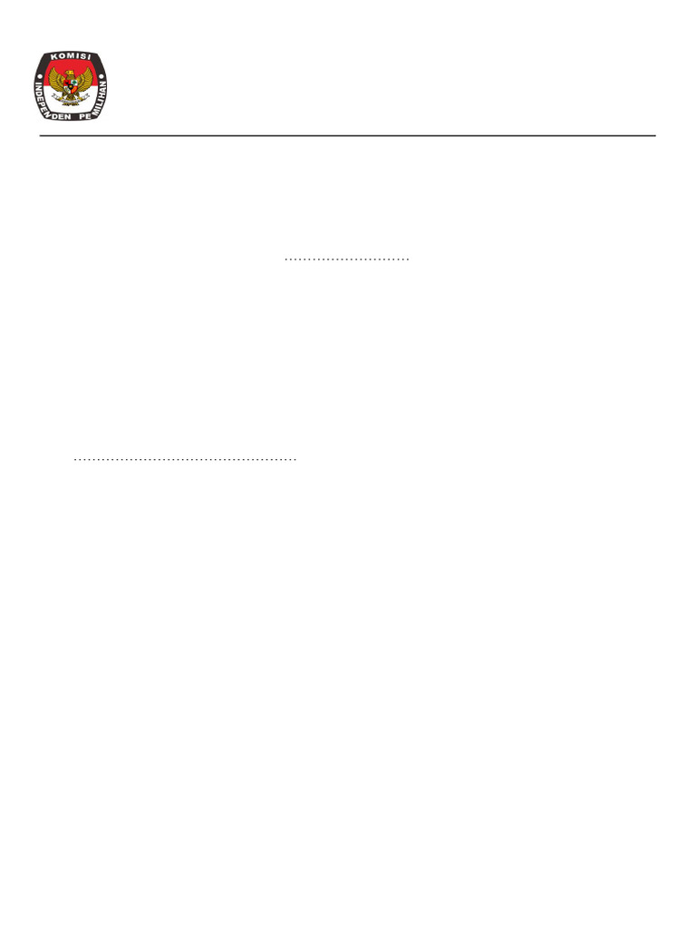 Tanda Terima Pendaftaran KPPS | PDF