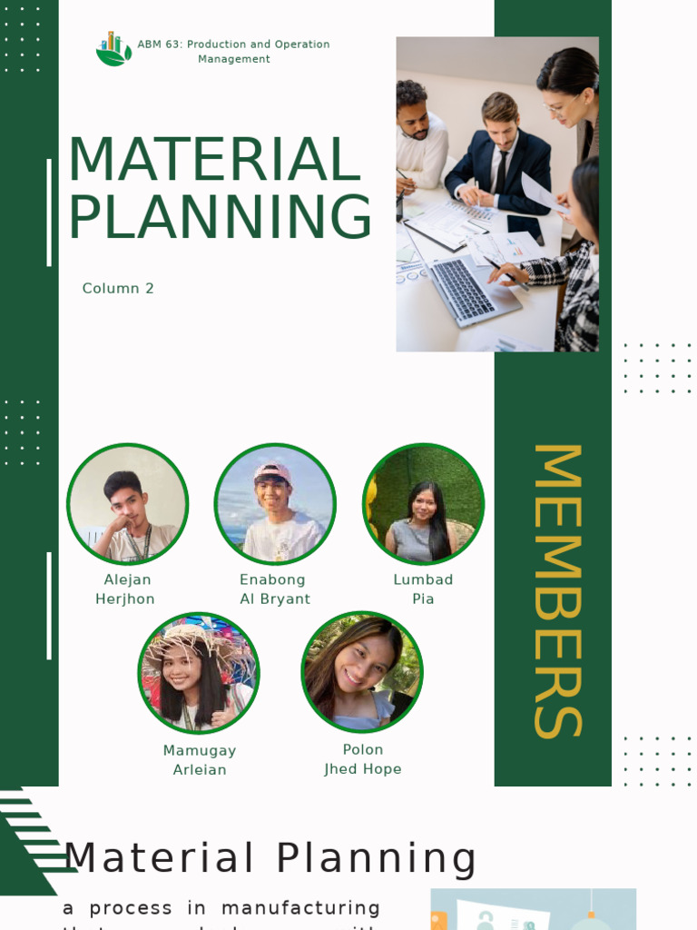 Material-Planning | PDF | Business | Business Process