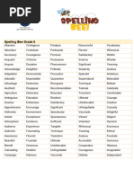 10th Grade Spelling Words LIst | PDF