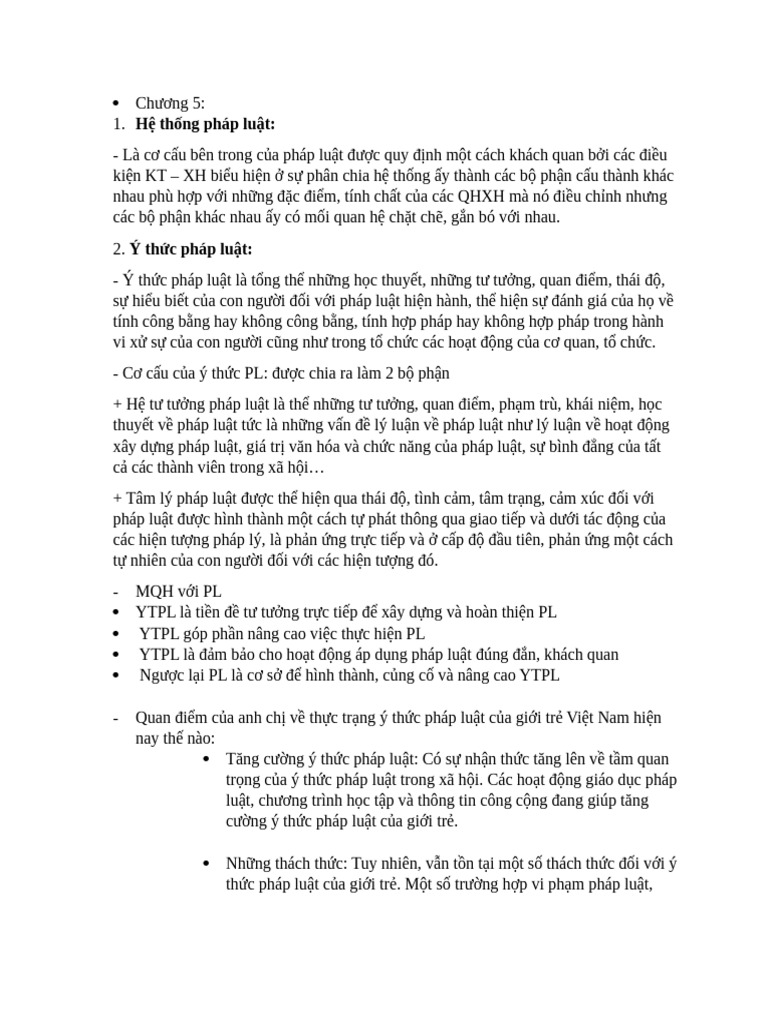 Ôn tập PLDC | PDF