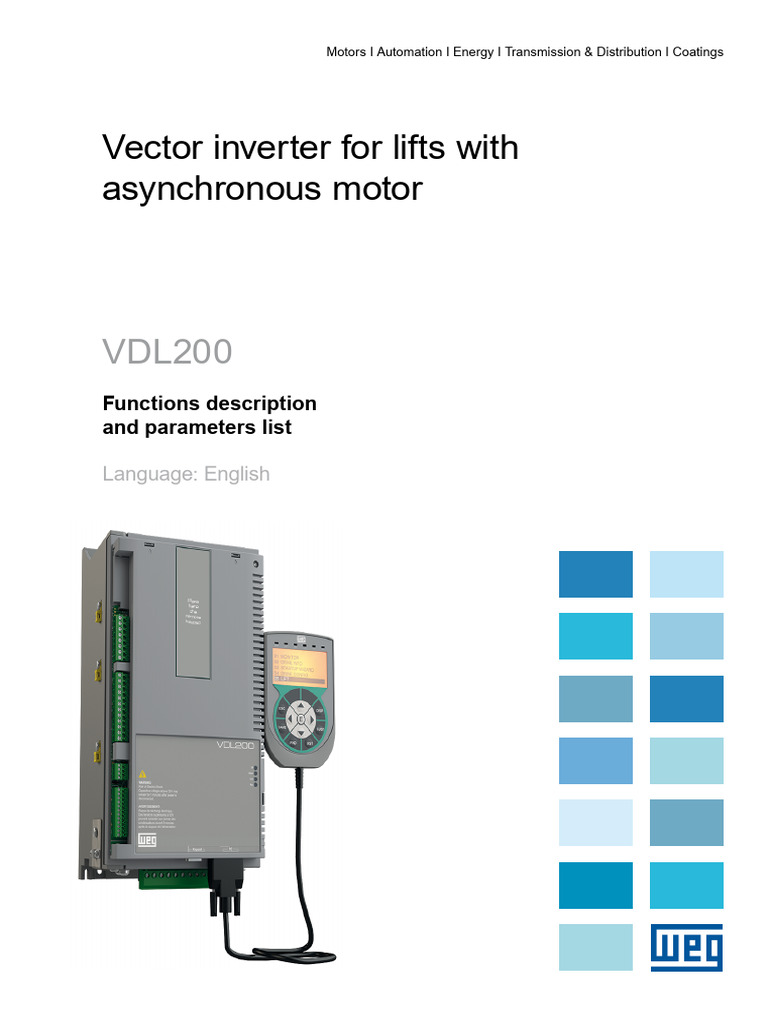 WEG VDL200 ASY Functions Descriptions Parameters Asy 1S9VDFEN en | PDF | Parameter (Computer ...