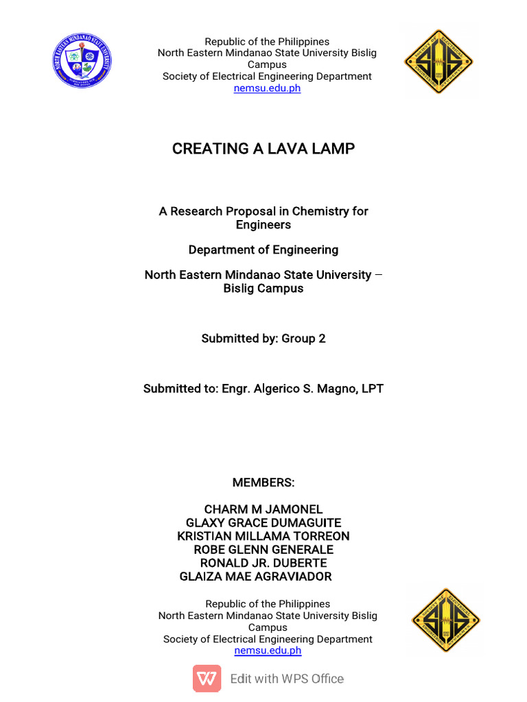 How to Create a Mini Lava Lamp | PDF | Water | Convection