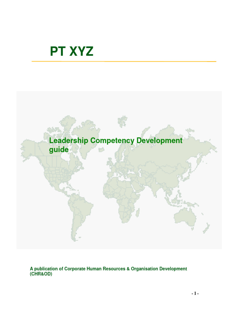 Leadership Competency Development Guide | PDF | Communication | Innovation