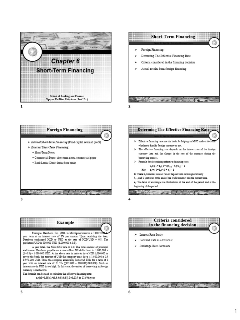 Short-Term Financing Strategies | PDF | Interest | Interest Rates