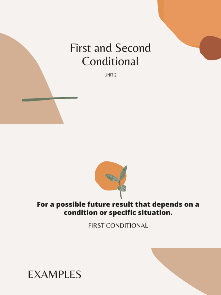 First and Second Conditional | PDF