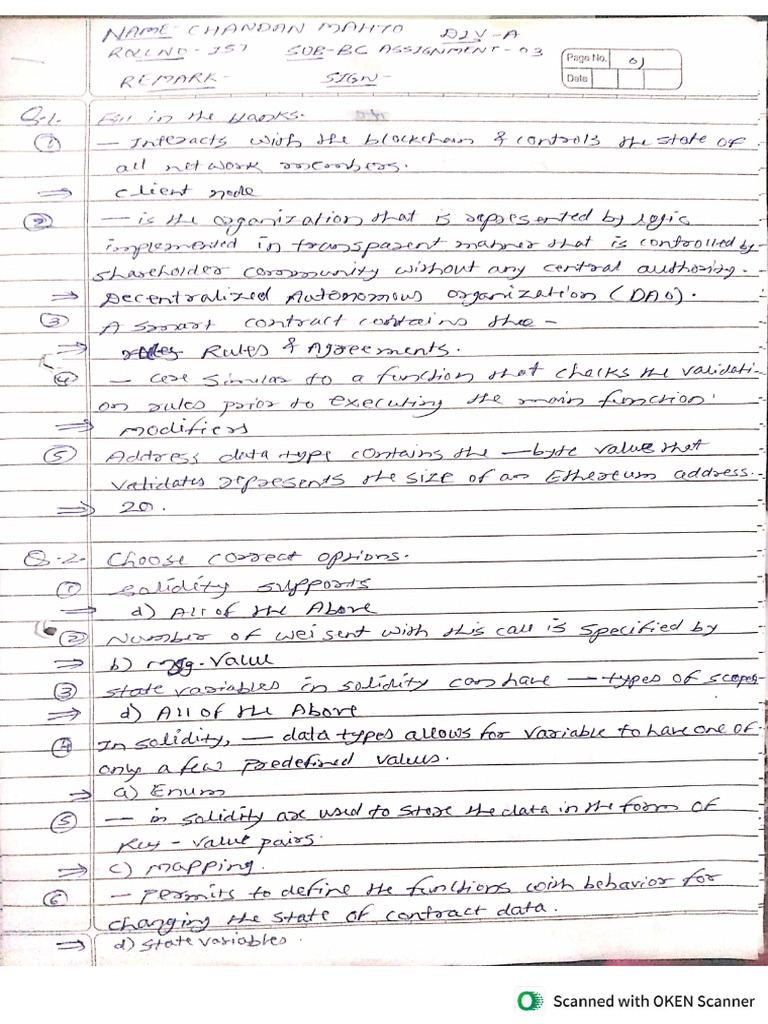 Blockchain Assignment 03 Pdf 