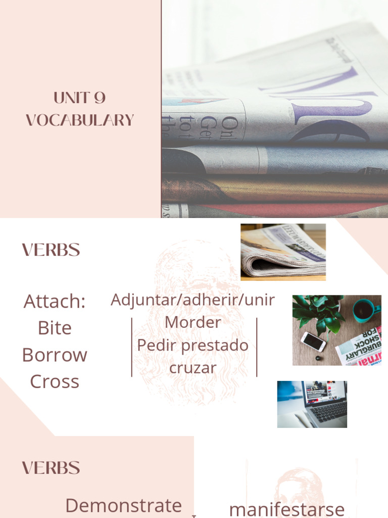 UNIT 9 Vocabulary | PDF | Crecimiento personal y profesional