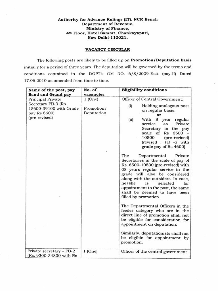 Private Secretary | PDF