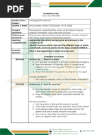 DLL Matatag - Science 5 Q2 W4 | PDF | Seed | Flowers