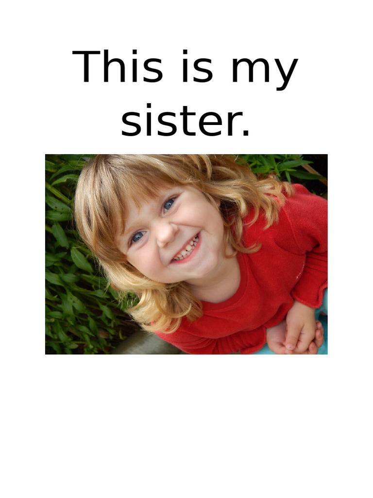 This Is My Sister. | PDF