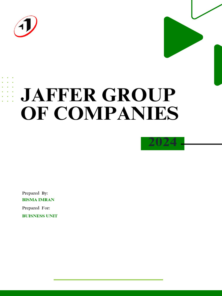 JAFFER BROTHER(JAS) | PDF | Business