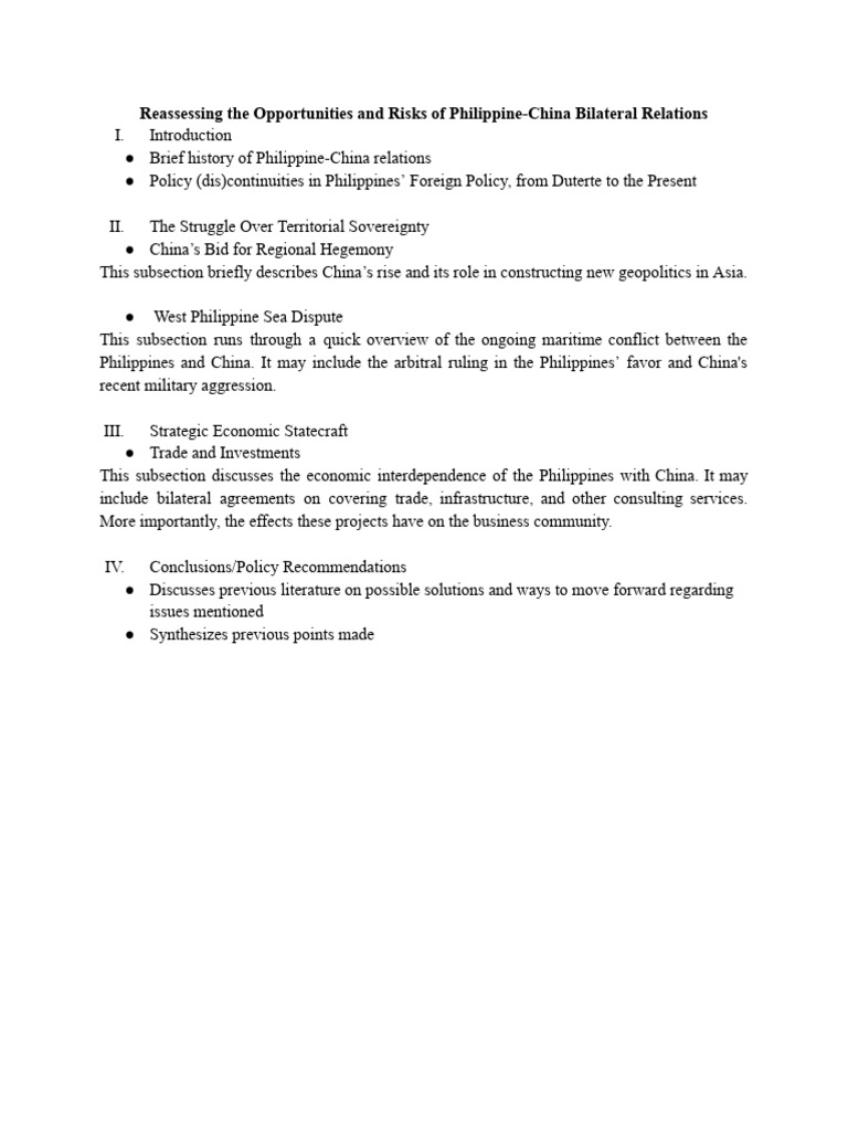 POLSC 14 Report Outline | PDF