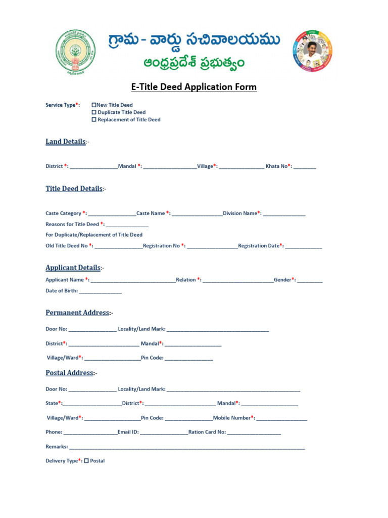 E-Title Deed | PDF | Access Control | Authentication