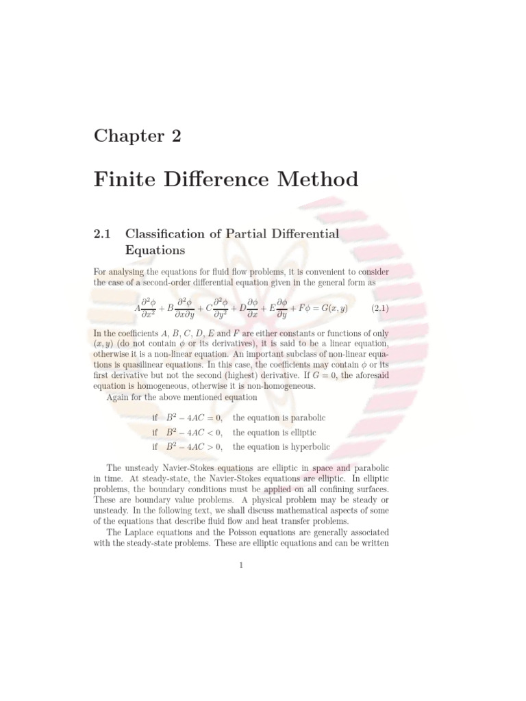 CFD material | PDF | Partial Differential Equation | Equations