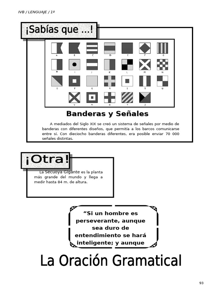 Partes y Tipos de la Oración | PDF | Gramática | Lingüística