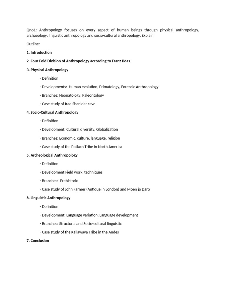 Anthropology and Types | PDF