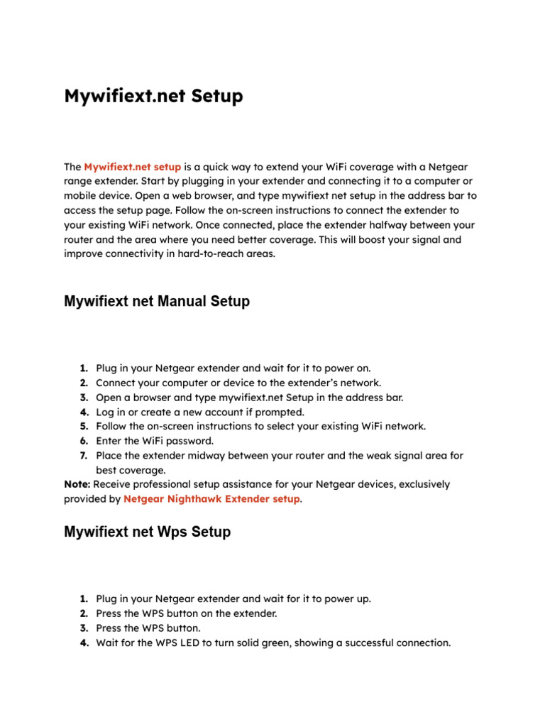 Mywifiext-Net Setup | PDF | Login | Http Cookie