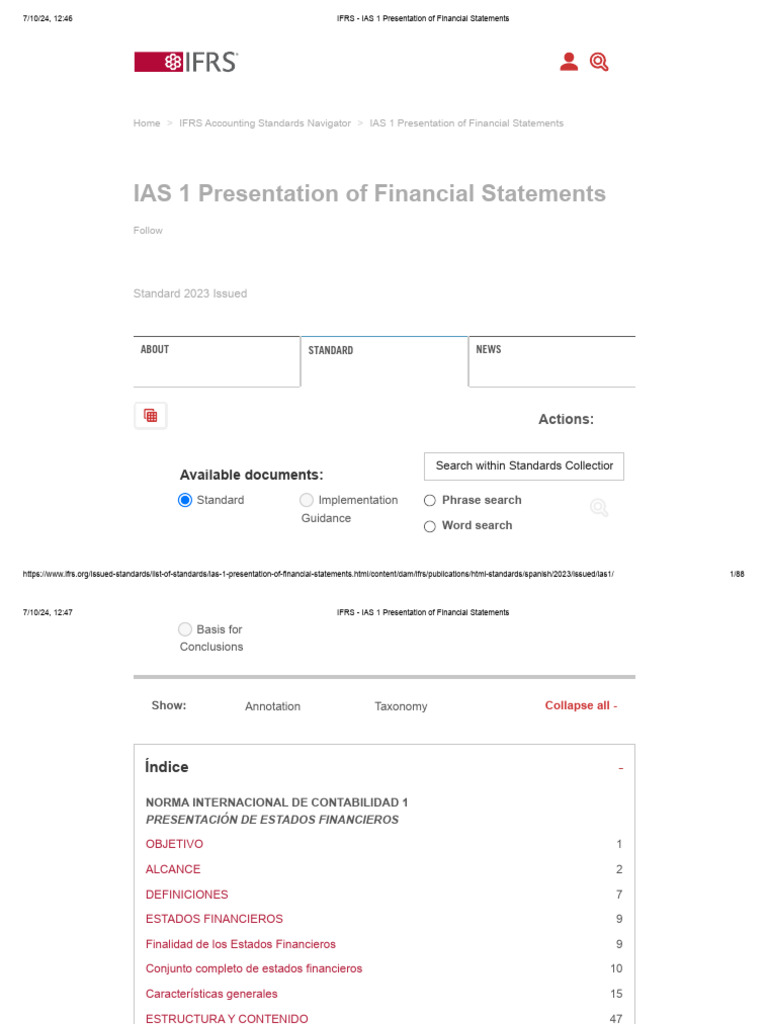 PSMA01022 NIIF U1 T2 L1 IFRS-IAS1 Presentation of Financial Statements ...