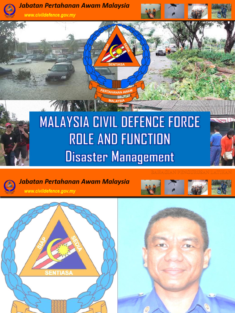 Tuan Lokman - Civil Defence Roles | PDF | Emergency Management | Risk