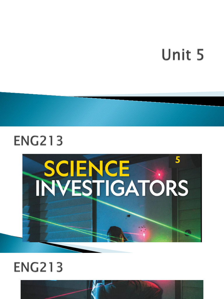 ENG213 Unit5ทำไมไม่ทำ | PDF