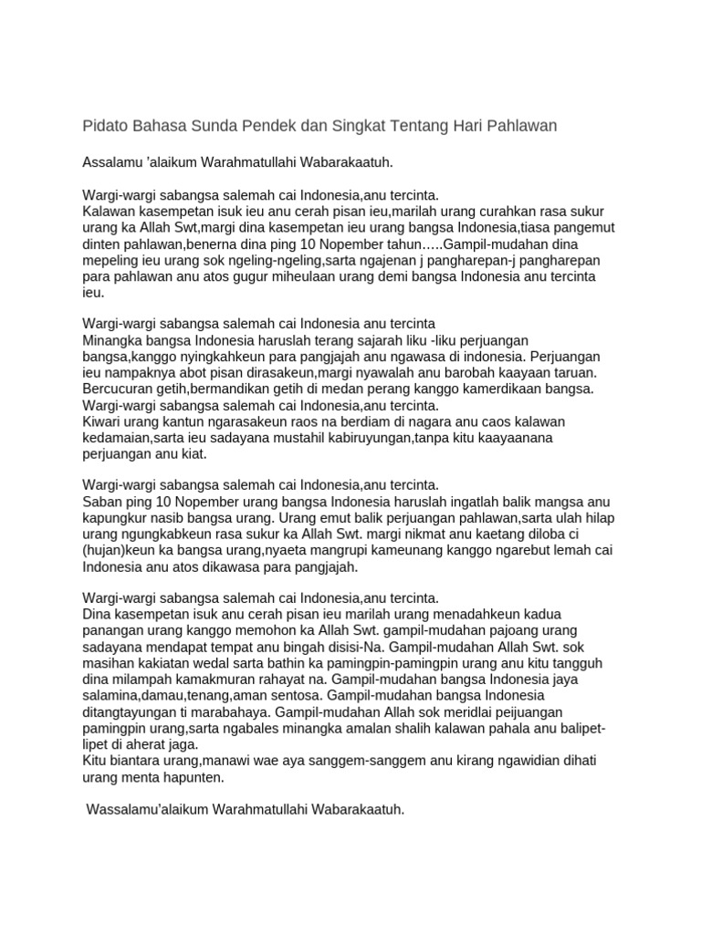 Biantara Basa Sunda | PDF | Kajian Bahasa Asing