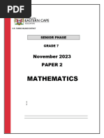 Grade 7 Technology November Exam 2024 | PDF | Magnet | Electric Current