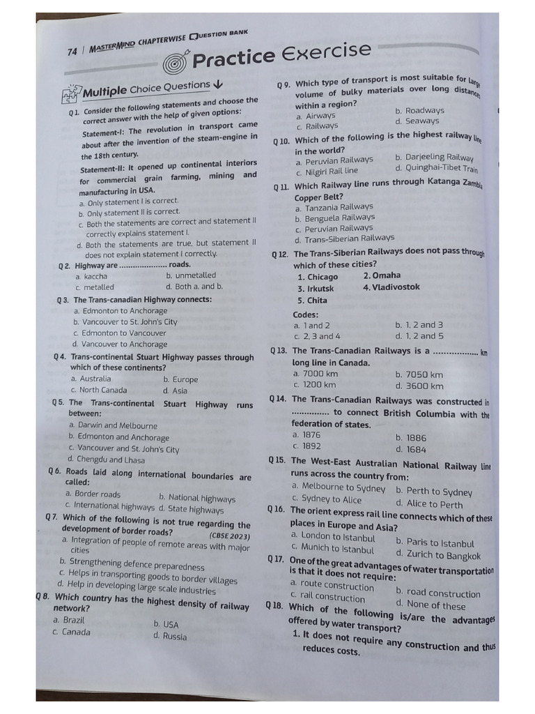 Transport and Comm. (World) | PDF