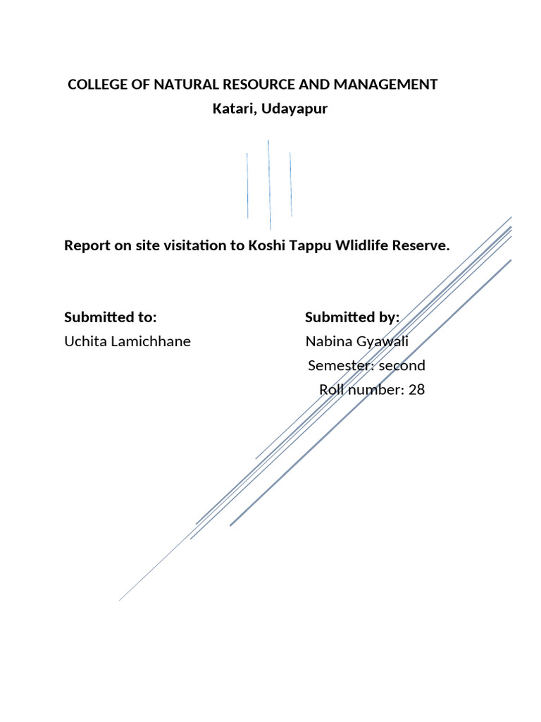 Koshi Tappu Wlidlife Reserve | PDF | Poaching | Crime & Violence