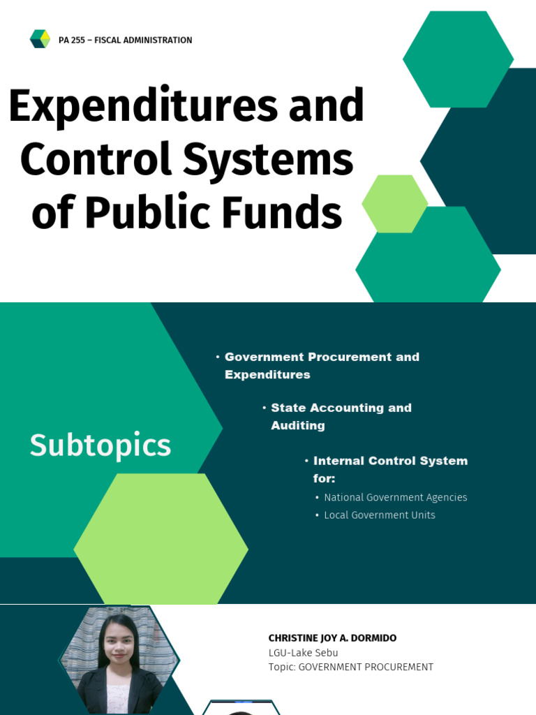 Public Funds Expenditures & Control Systems | PDF | Audit | Internal ...