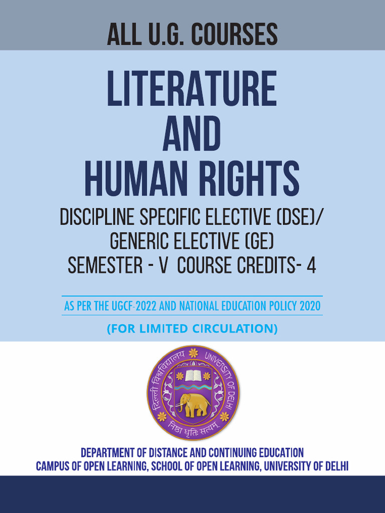 GE English - Literature & Human Rights | PDF | George Orwell