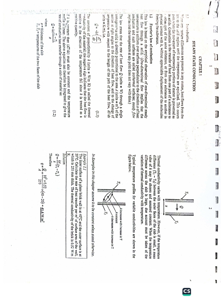 Steady State Conduction Pdf