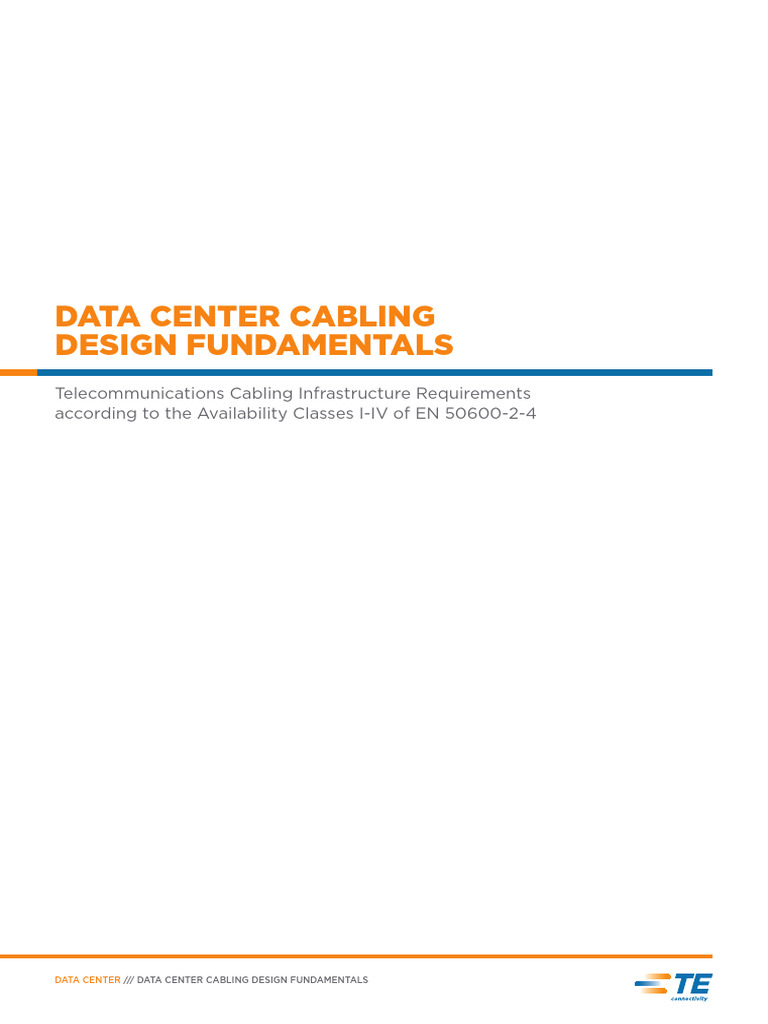 Data Center White Paper Cabling Design Fundamentals 321067eu | PDF | Data Center | Computer Network