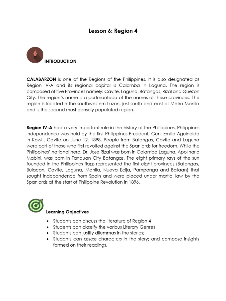 Lesson 6 | PDF | Philippines