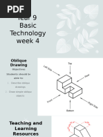 One Point Perspective Cube | PDF | Perspective (Graphical) | Space