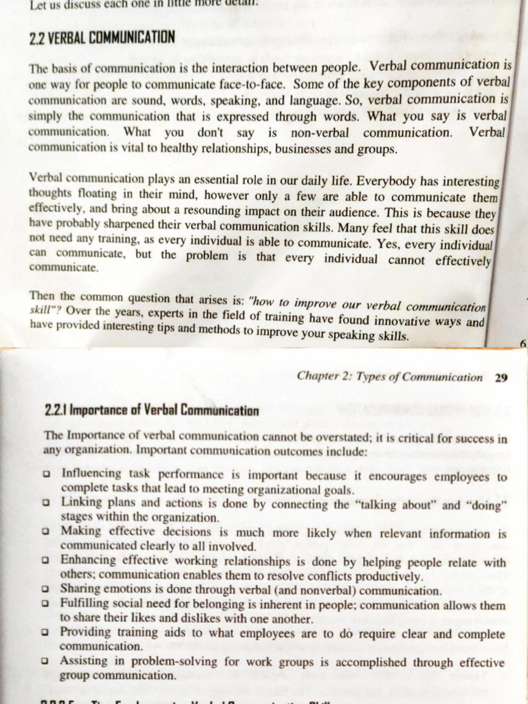 Verbal Communication | PDF
