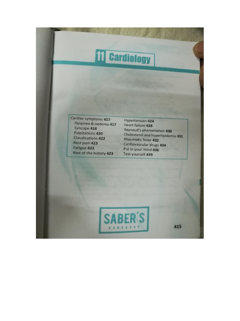 1 Cardiology | PDF