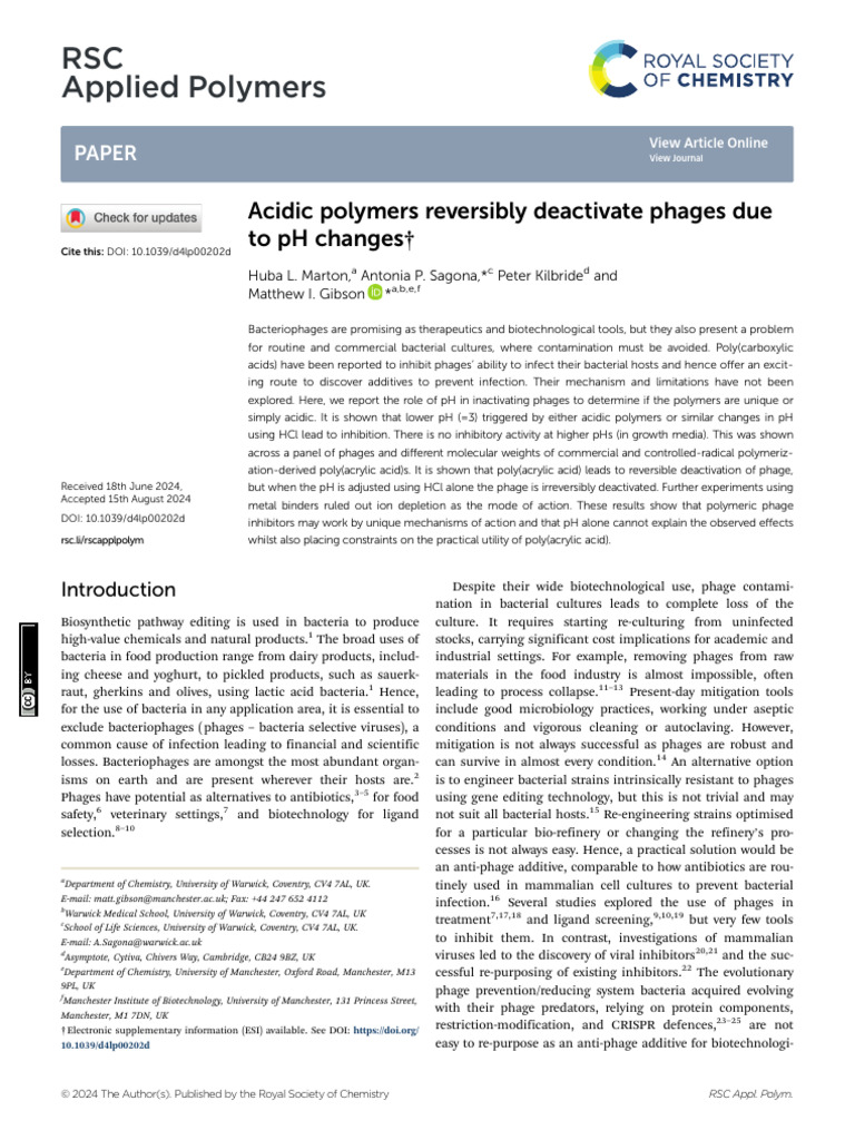 Rsc | PDF | Bacteriophage | Enzyme Inhibitor