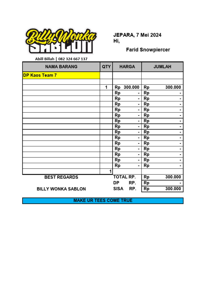 Nota Kaos Kaos Snowpiercer | PDF