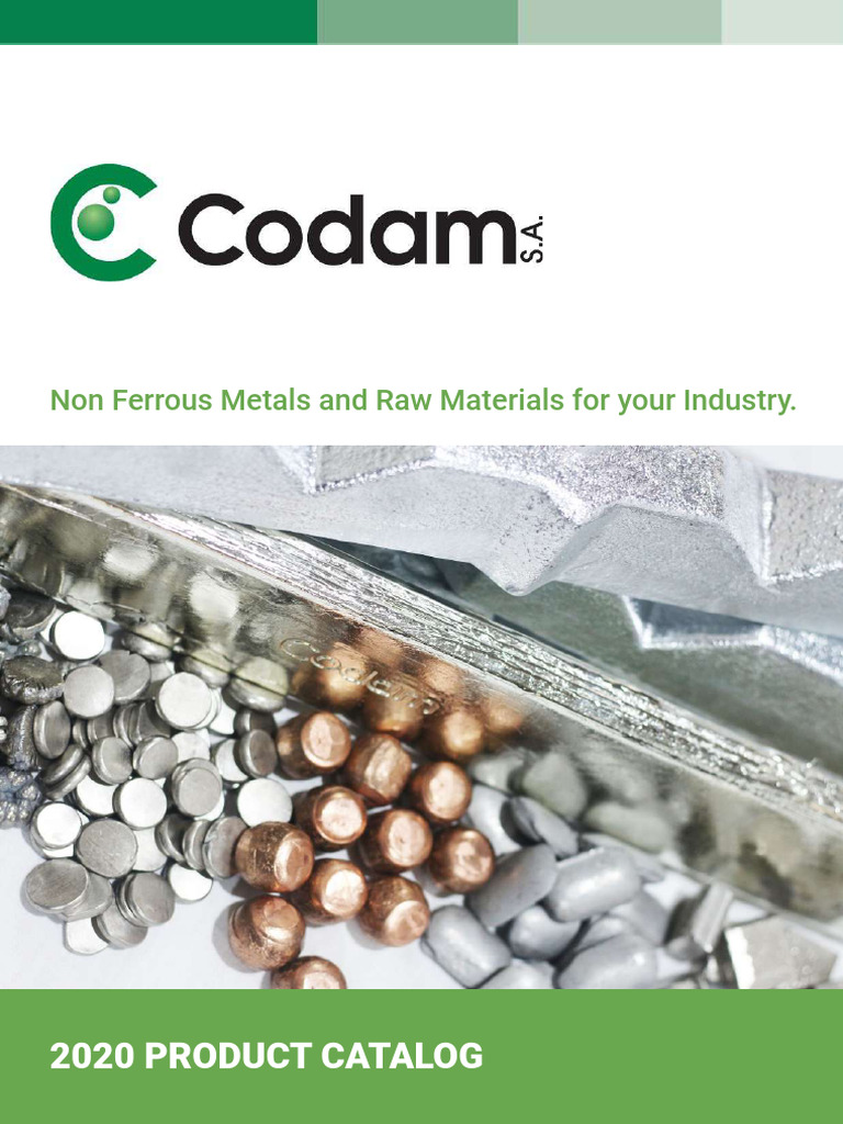 Codam Brochure en (2) | PDF | Nickel | Copper