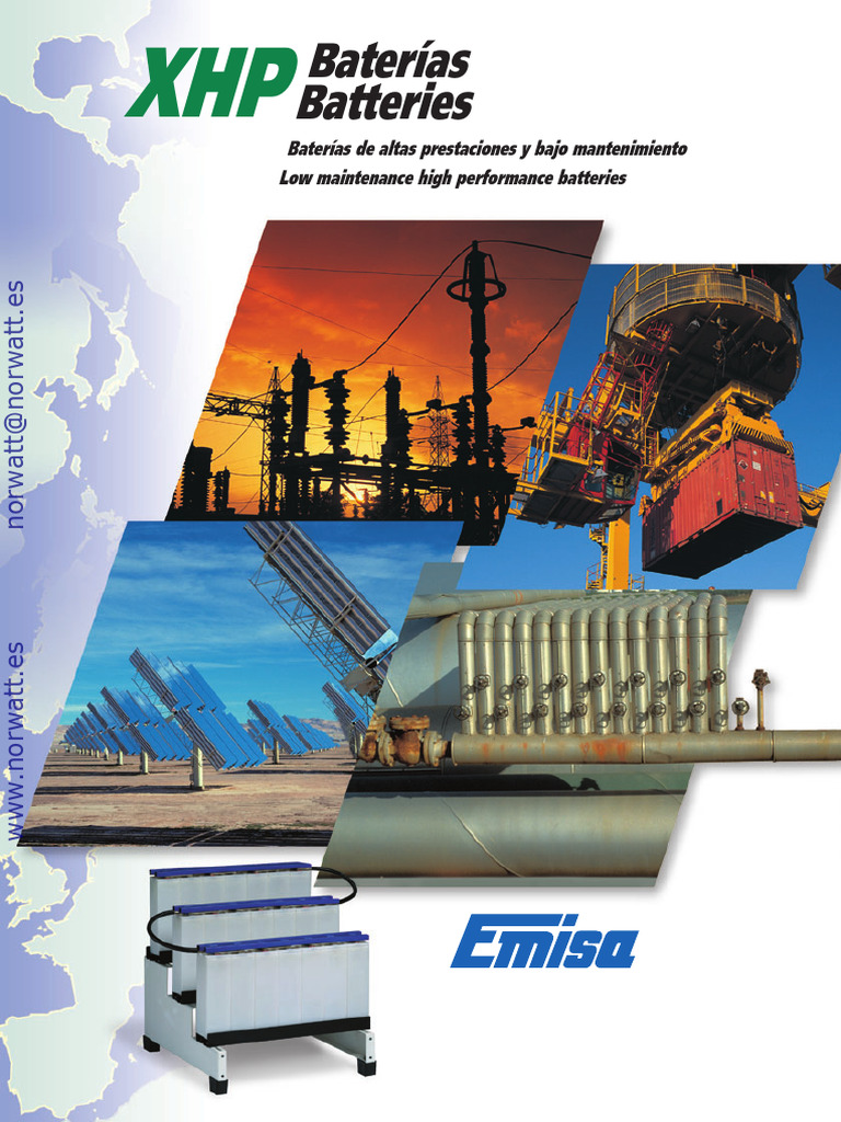 EN Batteries Nicd Open Emisa XHP en | PDF | Ciencias fisicas | Electromagnetismo