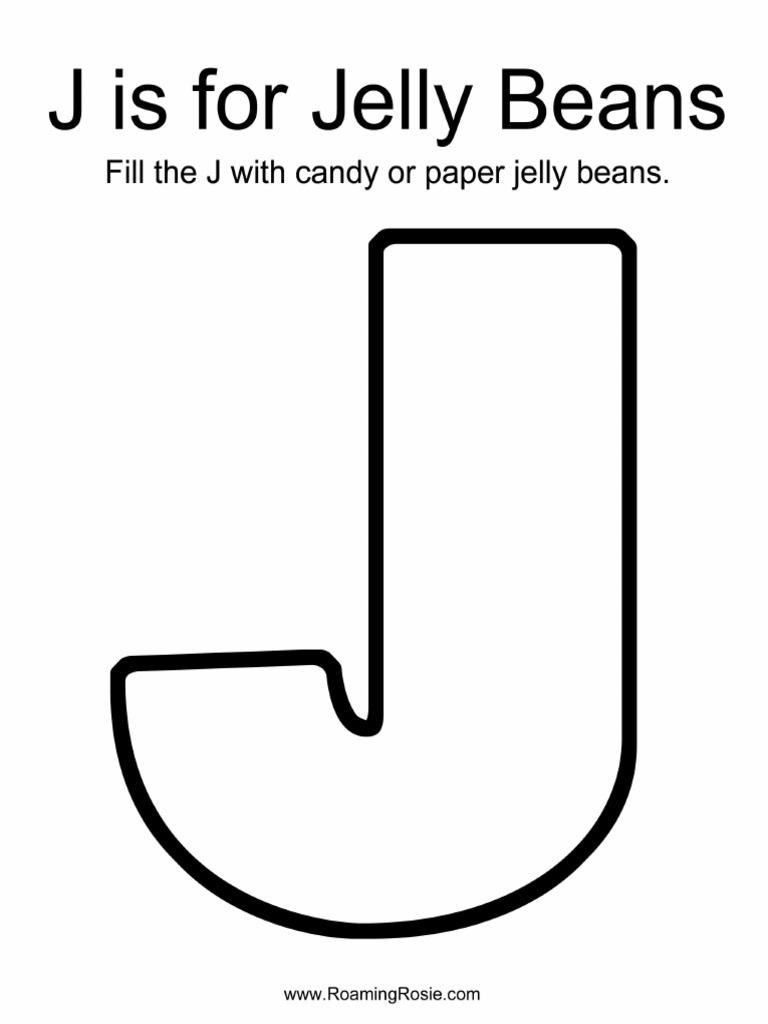 J Is For Jelly Beans | PDF