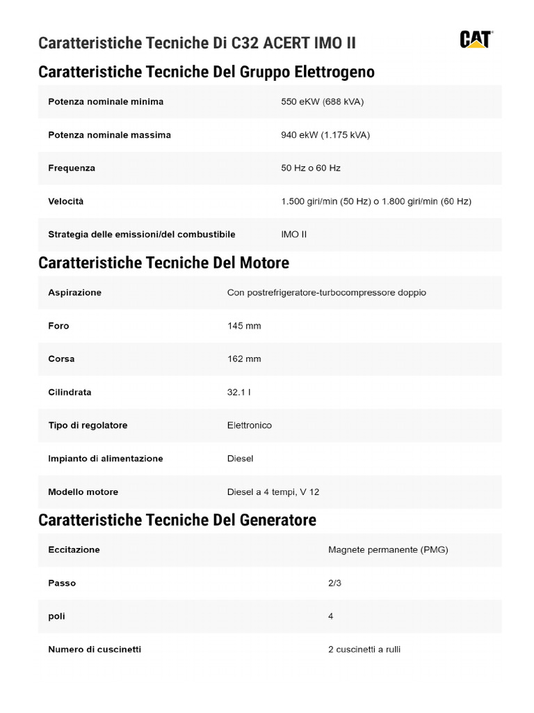 c32 Acert Imo II | PDF