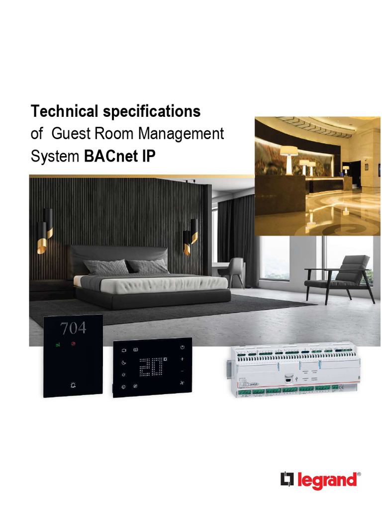 Legrand Guest Room Management System | PDF | Thermostat | Lighting