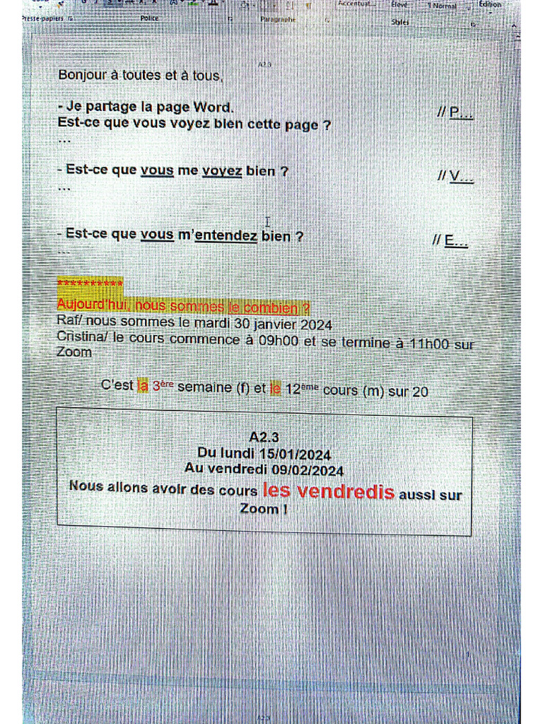 French A2.2 | PDF