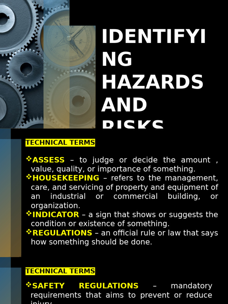 Identifying Hazards and Risk | PDF | Hazards | Risk