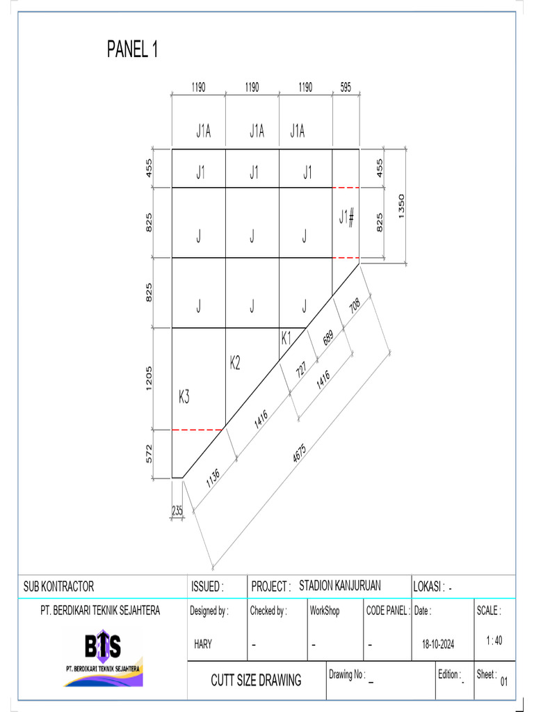 Simulasi Modul Panel Tampak Samping | PDF