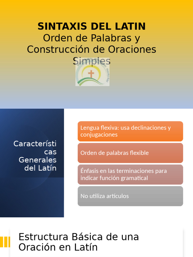Sintaxis Del Latin | PDF | Numero Gramatical | Sintaxis