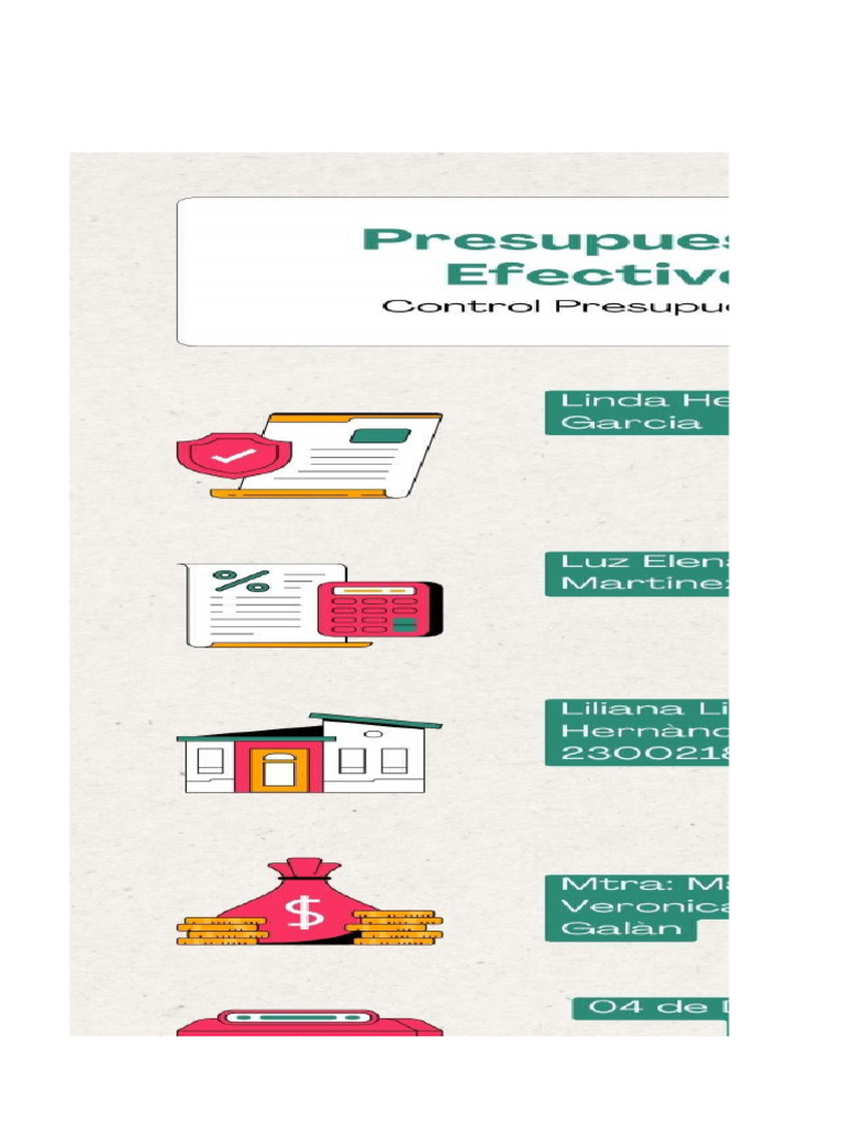Hernandez Liliana Presupuesto Efectivo | PDF | Presupuesto | Economias