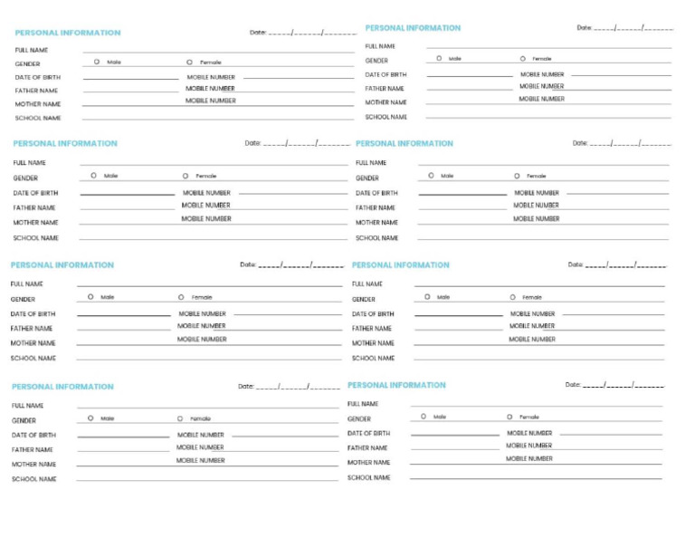 Student Data Matrix | PDF